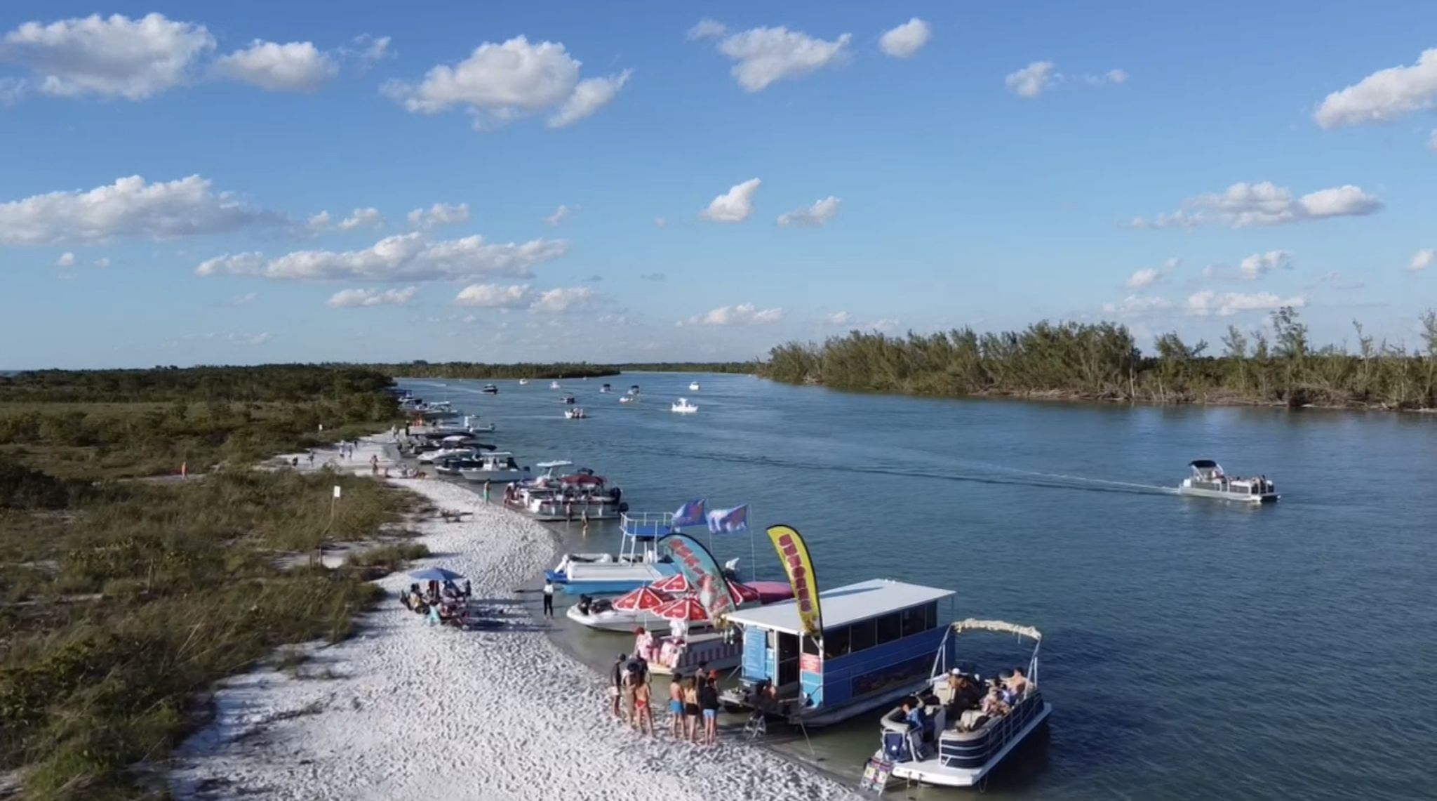 Party at Keewaydin Island - Fathom Charters